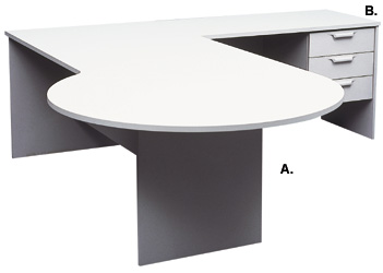 Ecotech P End Desks - Corporate Interiors