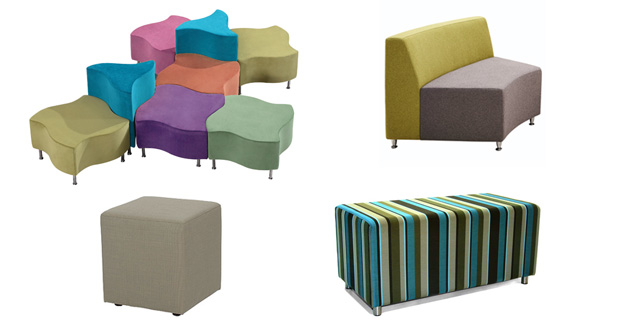 Ottomans and Collaborative - Corporate Interiors